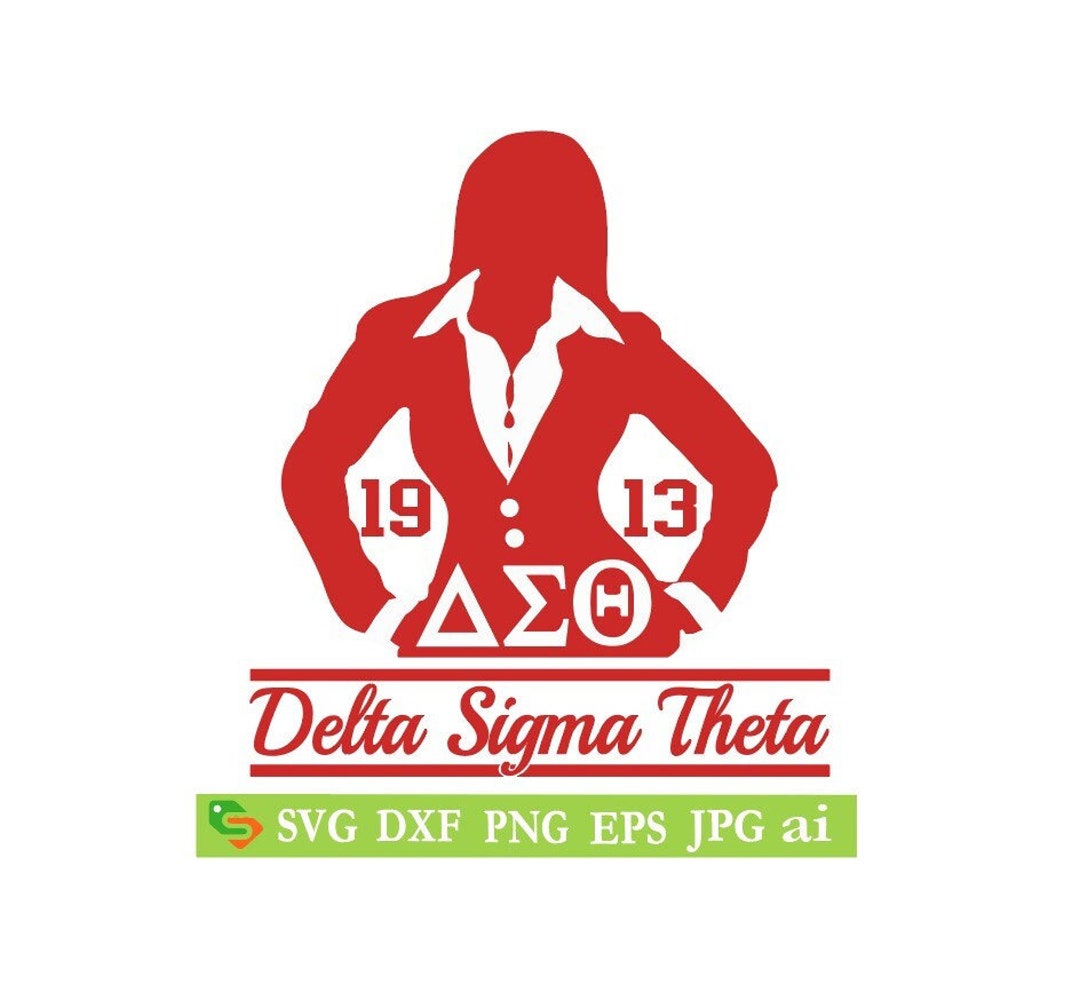 Delta Sigma Theta Boss Lady Svg Silhouette,cricut, Jpeg,svg, Eps, Png ...