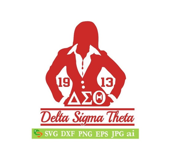 Delta Sigma Theta Boss Lady Svg Silhouettecricut Jpegsvg - Etsy