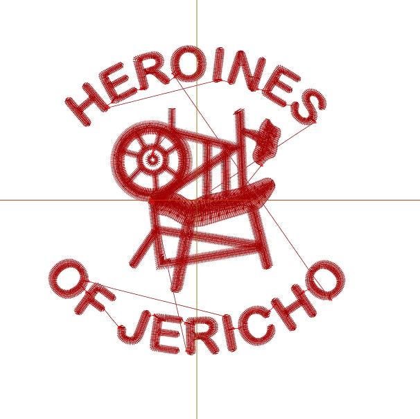 Heroines of Jericho Machine Embroidery Design Files, Dst, Pes, Jef, Exp ...
