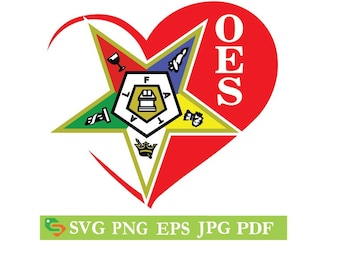 Order of the Eastern Star Banner Cut File, Silhouette Cricut, Jpeg,dfx ...