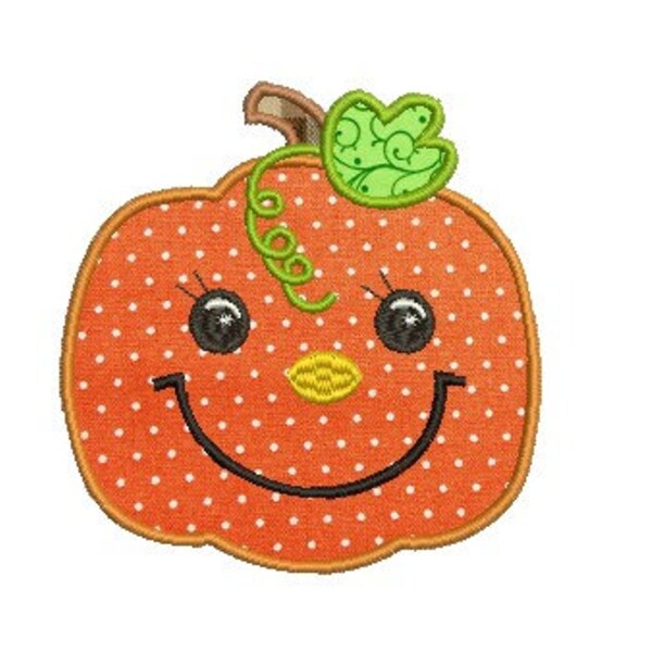 Pumpkin Applique - Etsy
