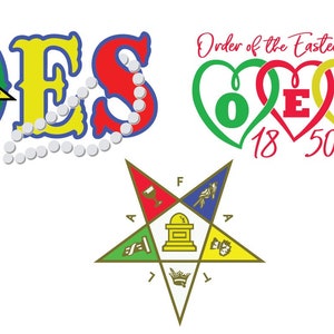 OES Eastern Star SVG Design Bundle: Cut Files, Clipart (digital ...