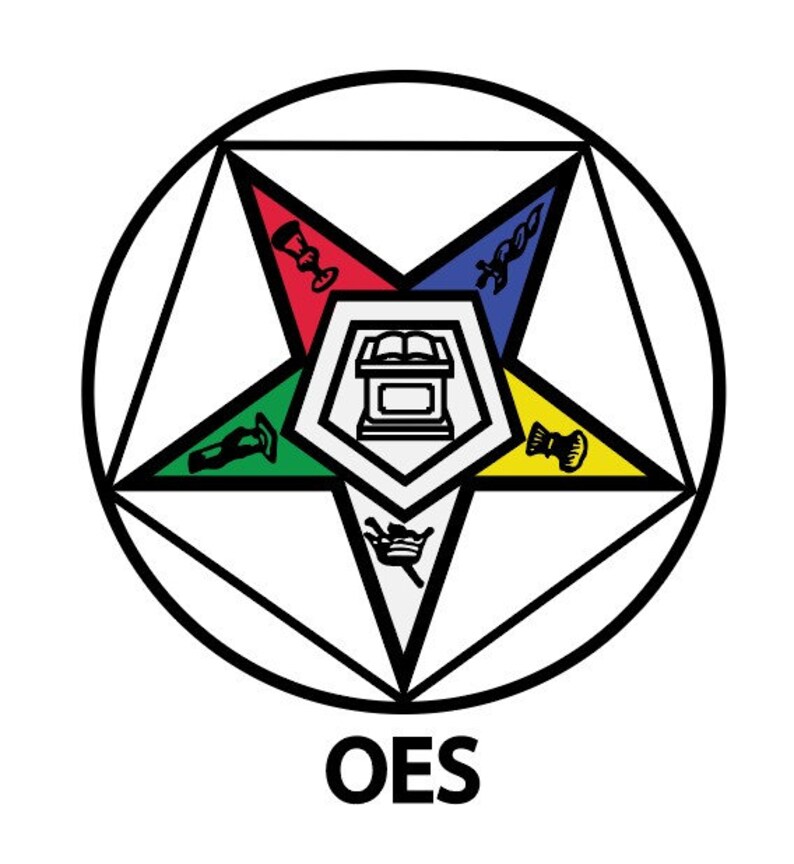 OES Order of the Eastern Star Cut File, Silhouette Cricut, Jpeg, Dfx ...
