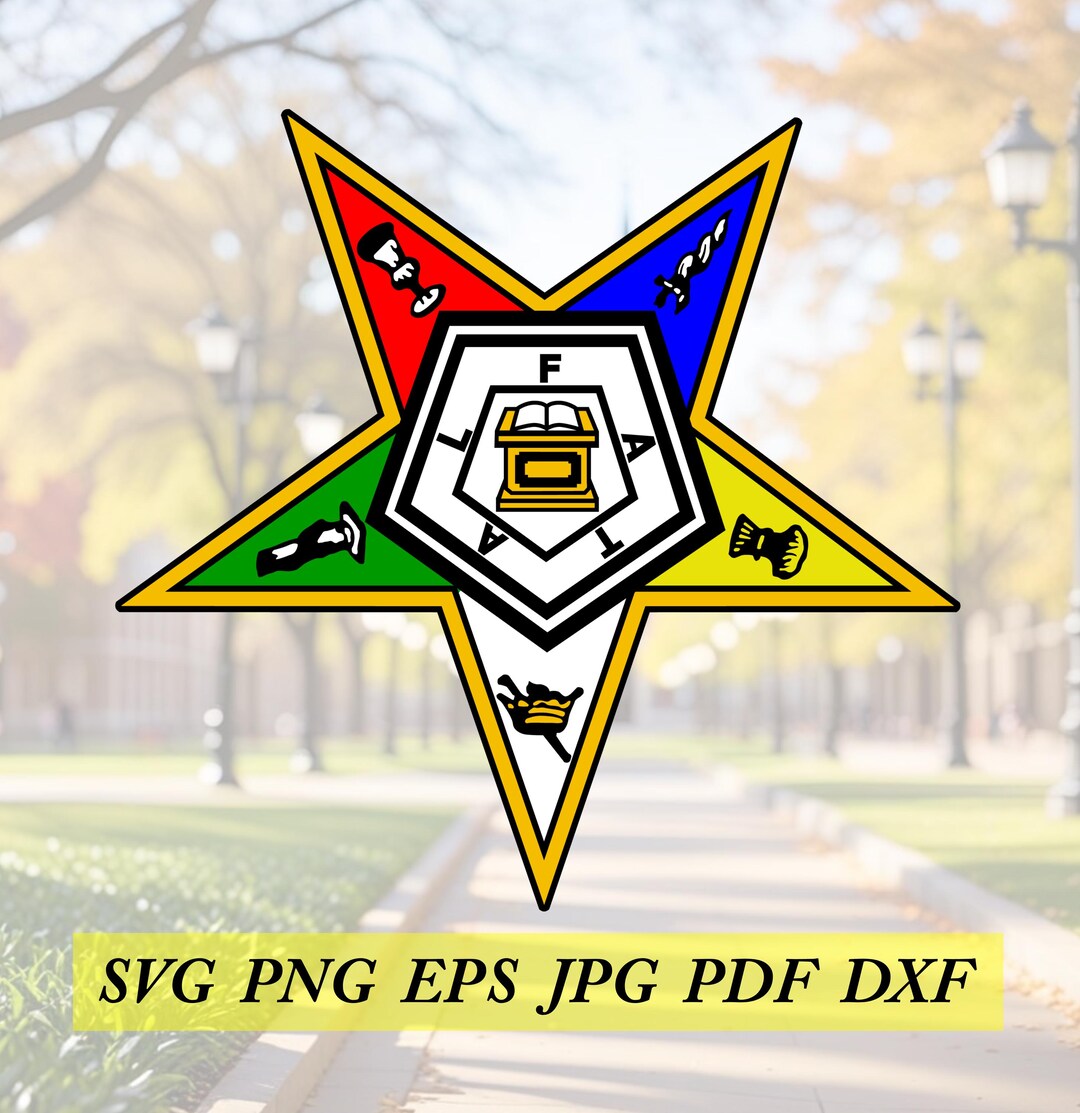 OES, Order of the Eastern Star Cut File, Silhouette Cricut, Jpeg,dfx ...