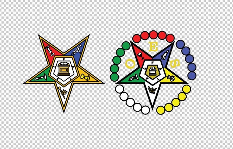 OES Order of the Eastern Star Design Bundle, Jpeg,svg, Eps, Png, Dxf ...