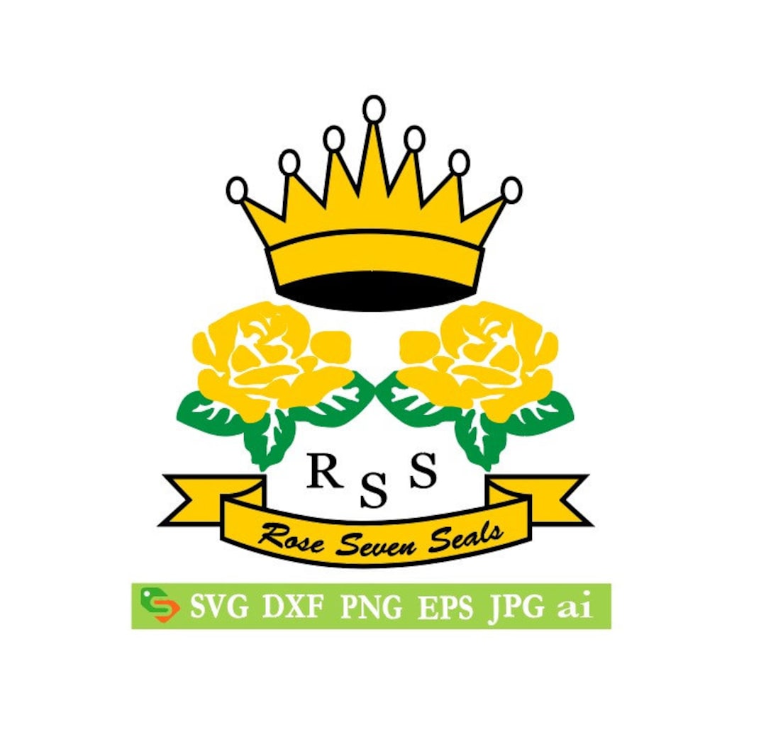 Rose of the Seven Seals,cut File, Silhouette,cricut, Jpeg,svg,dfx, Eps ...