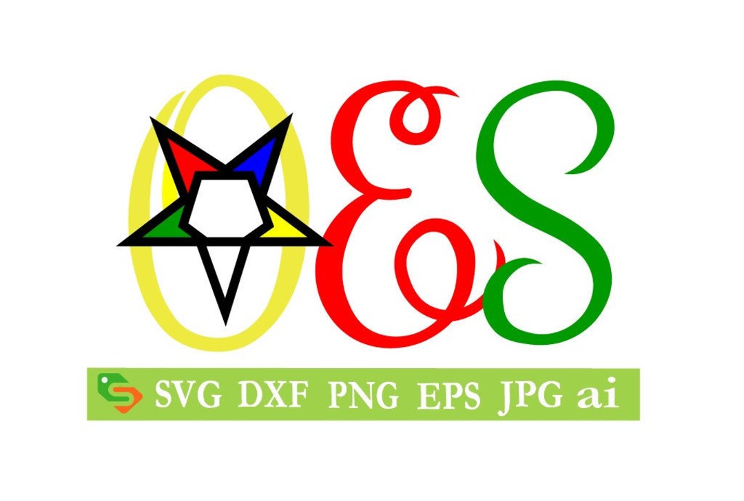 OES, Order of the Eastern Star, Cut File, Silhouette Cricut, Jpeg,svg ...