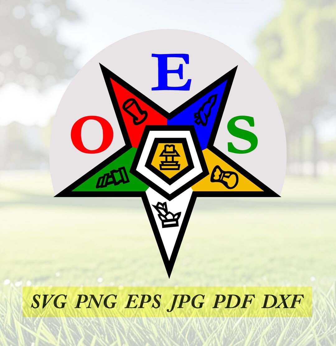 OES, Order of the Eastern Star Cut File, Silhouette Cricut, Jpeg,svg ...
