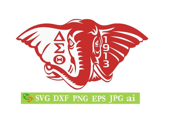 Delta Sigma Theta Elephant Logo