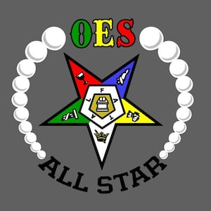 Order of the Eastern Star ALLSTAR SVG, Cricut, Silhouette (digital ...