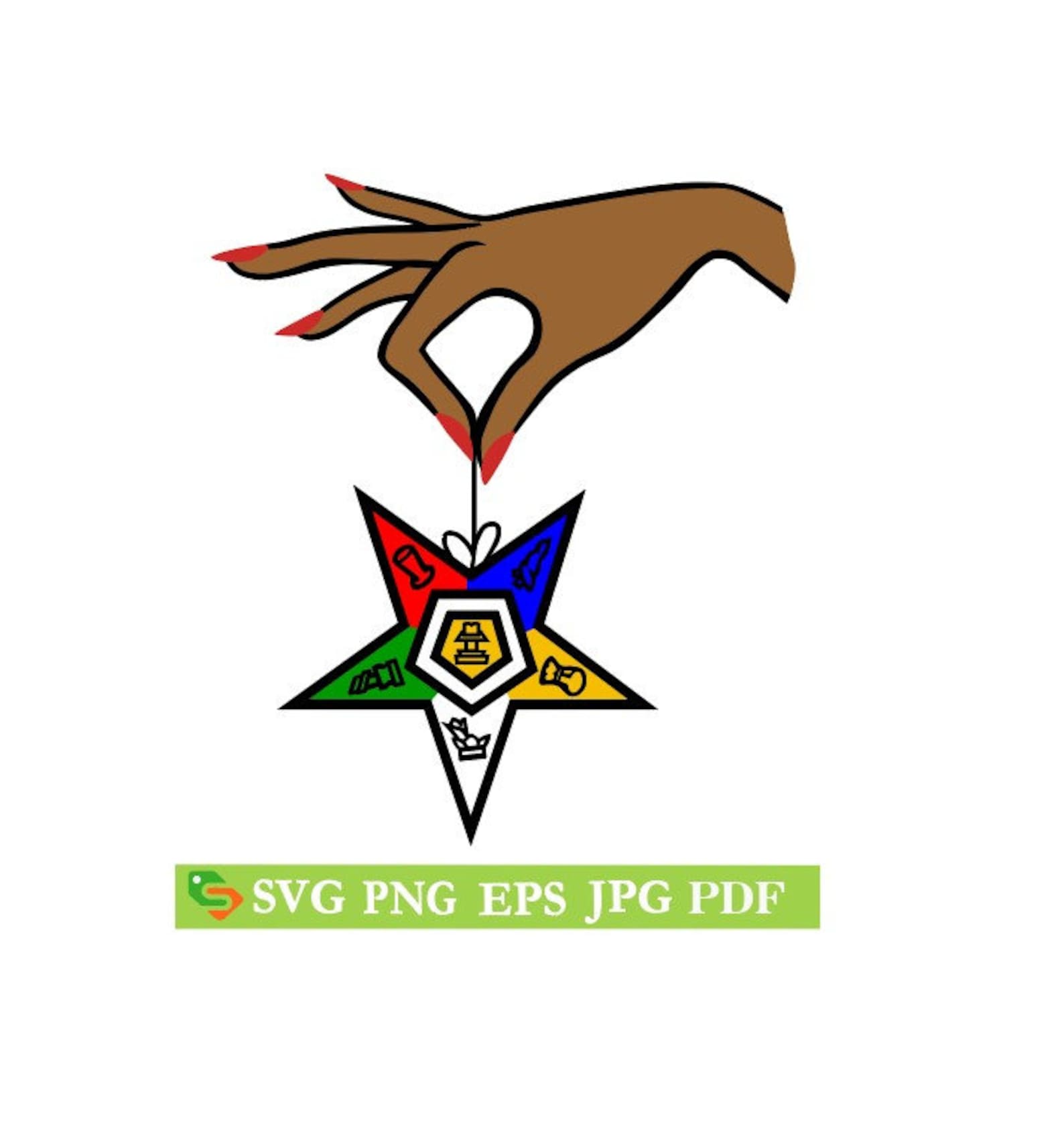 OES Order of the Eastern Star Stole Christmas Cut File - Etsy