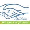 Zeta Phi Beta Hand Sign Cut File, Silhouette,cricut, Jpeg, Svg,dfx Eps ...