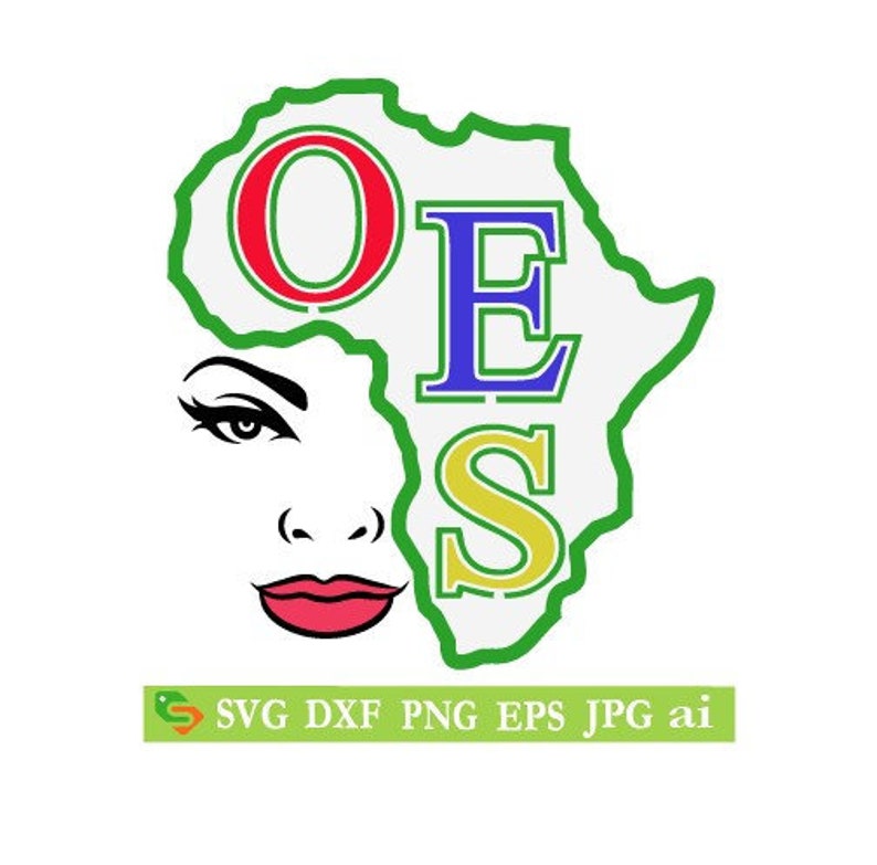 OES African Lady Cut File, Silhouette Cricut, Jpeg,svg, Dfx, Eps, Png ...