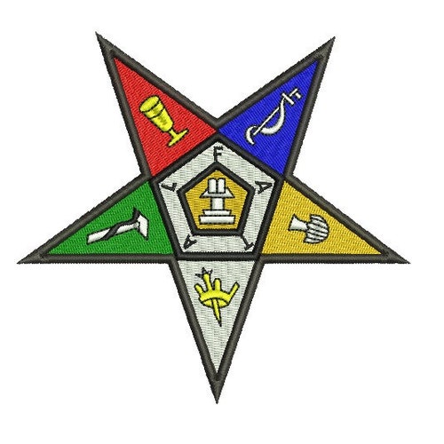 Order of the Eastern Star OES Embroidery Design | Etsy