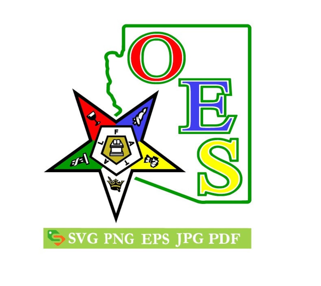 OES Order of the Eastern Star Arizona Cut File, Silhouette,cricut, Jpeg ...