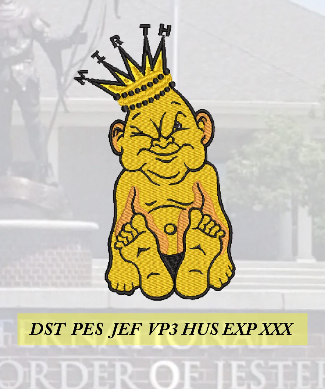 Royal Order of Jesters MIRTH Machine Embroidery Design Files - Etsy