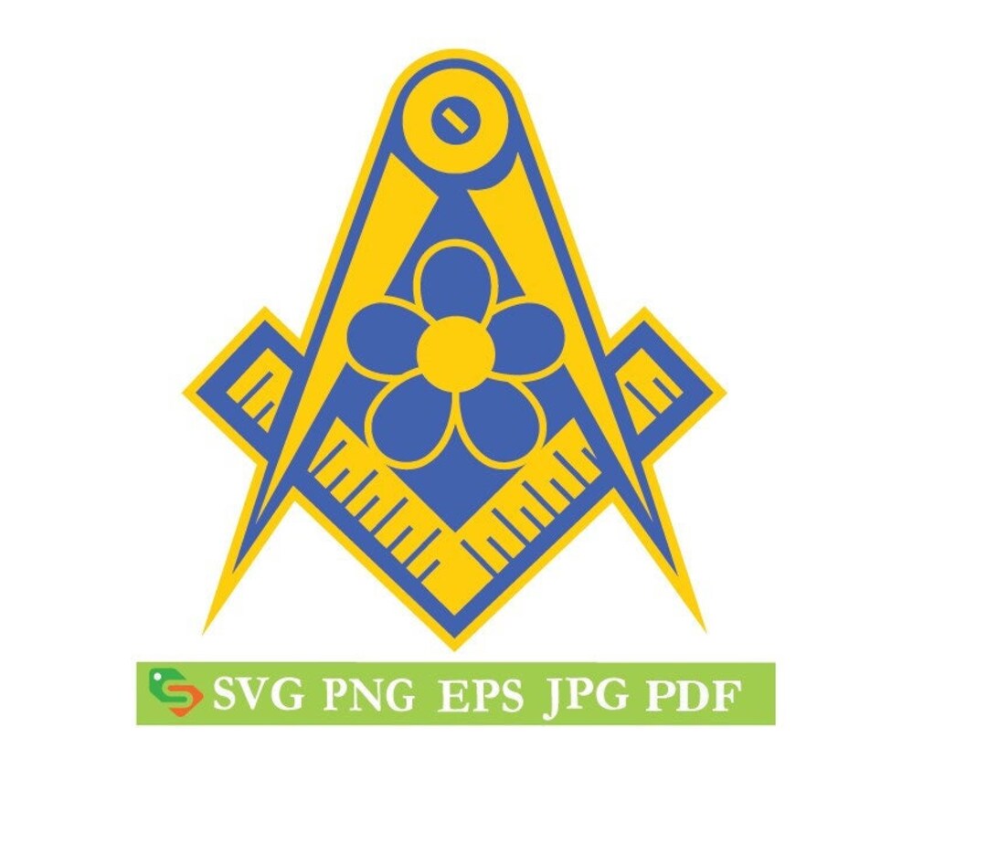 FREEMASON Forget Me Not Cut File, Silhouette,cricut, Jpeg,svg, Eps, Png ...