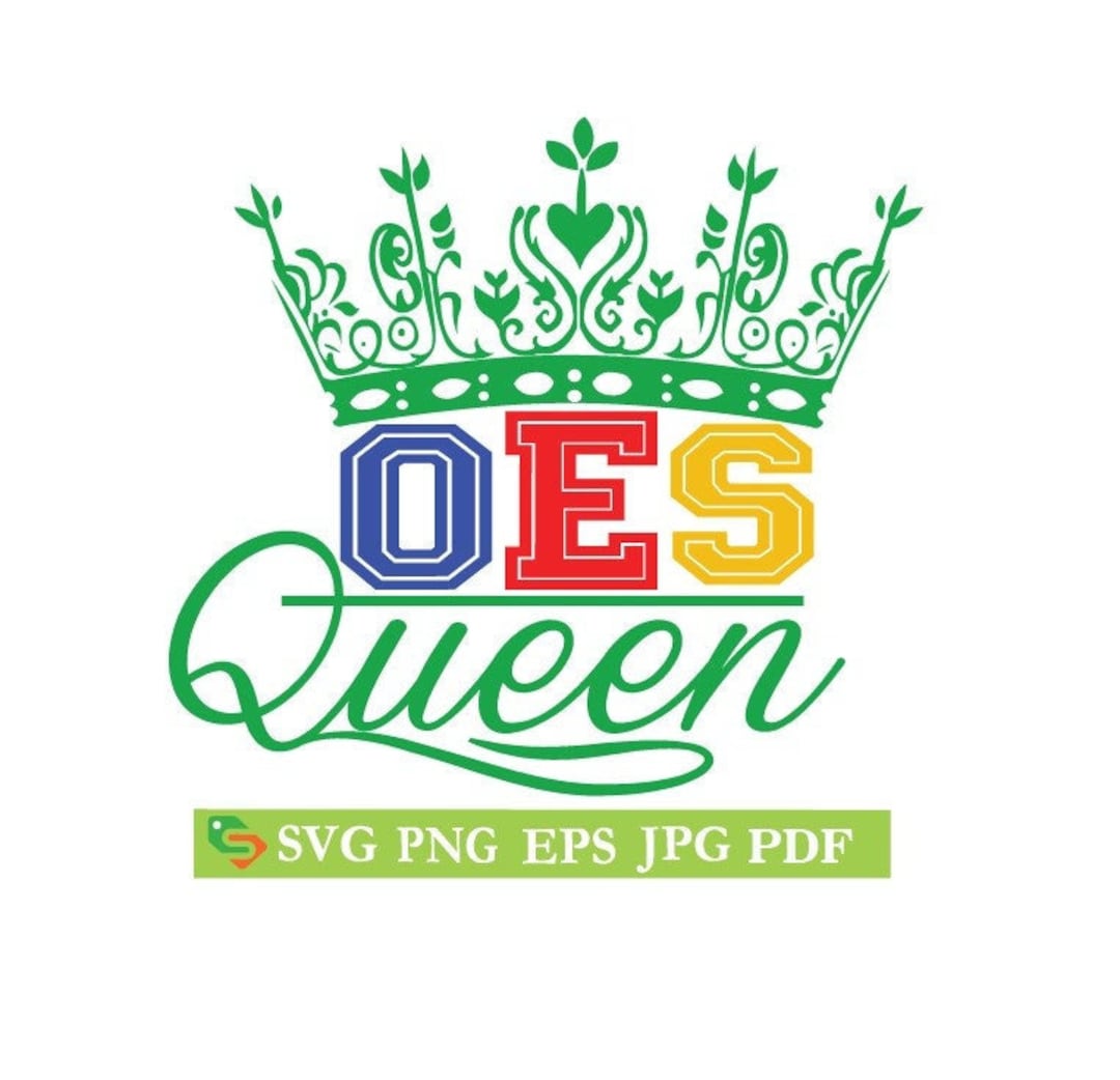 OES Order of the Eastern Star Queen SVG Cut Files, Cut File, Silhouette ...