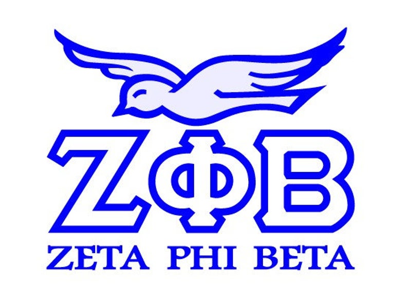 Zeta Phi Beta Dove Cut File Silhouettecricut Jpeg Svgdfx Etsy