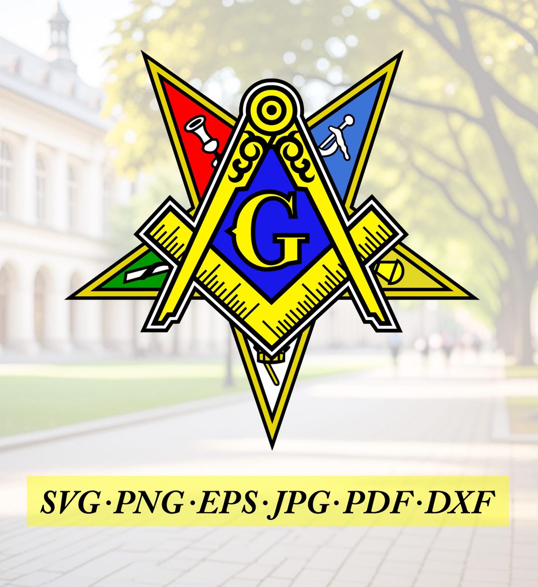 Order of the Eastern Star OES Past Patron Cut File, Silhouette Cricut ...