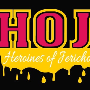 HOJ Heroines of Jericho Drips Cut File, Silhouette,cricut, Jpeg,svg ...
