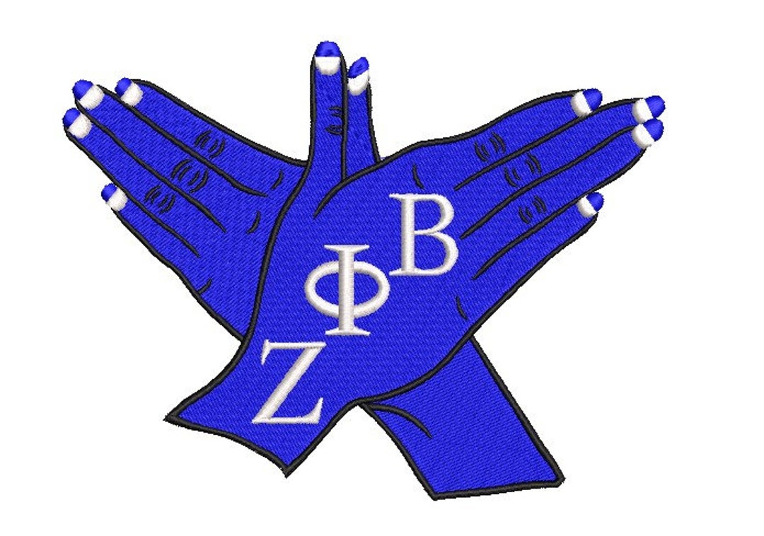 Zeta Phi Beta Hand Sign 2 Embroidery Design - Etsy