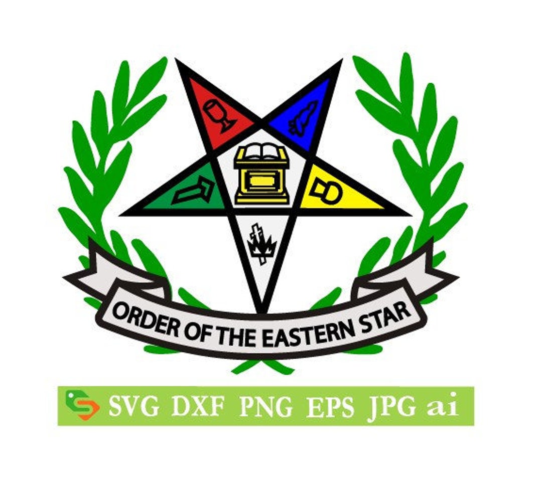 OES Order of the Eastern Star Cut File, Silhouette Cricut, Jpeg,svg ...