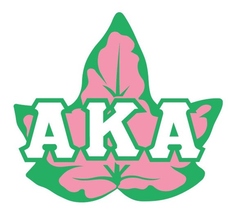 Alpha Kappa Alpha Ivy Leaf Cut File Silhouettecricut Jpeg - Etsy Finland