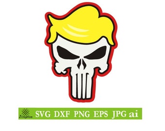 Trump Skull Cut File - Etsy