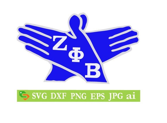 Zeta Phi Beta Hand Sign Cut File Silhouettecricut Jpeg | Etsy Denmark