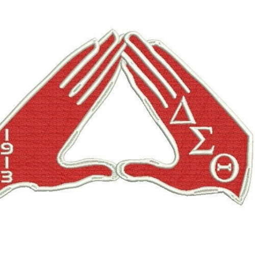 Delta Sigma Theta AEO 1913 Hand Sign Cut File - Etsy