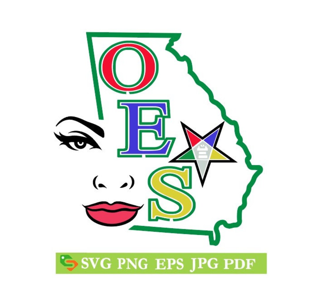 OES Lady Georgia Cut File, Silhouette,cricut, Jpeg, Svg,dfx, Eps, Png ...