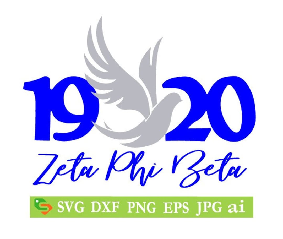 Zeta Phi Beta Cut File, Silhouette,cricut, Jpeg, Svg,dfx, Eps, Png ...