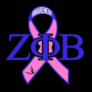 Zeta Phi Beta Breast Cancer Awareness Cut File, Silhouette,cricut, Jpeg ...