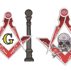 Freemason Machine Embroidery Design Pack - Etsy