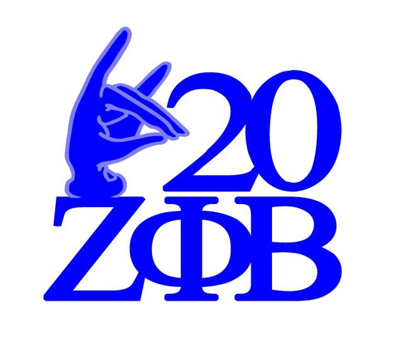 Zeta Phi Beta 1920 Hand Sign Cut File Silhouettecricut - Etsy