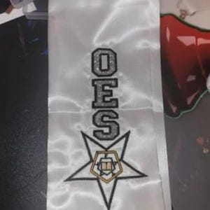 Order of the Eastern Star Applique Vertical Machine Embroidery Design ...