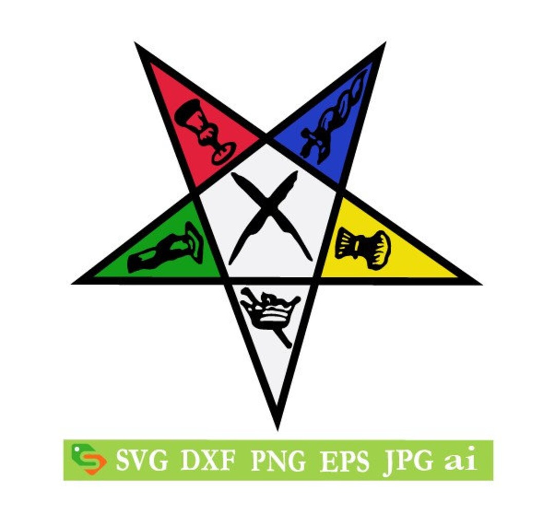 OES Order of the Eastern Star Secretary Cut File, Silhouette,cricut ...