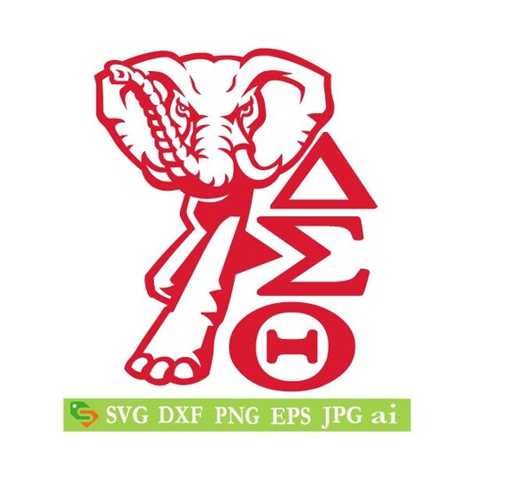 Delta Sigma Theta Elephant Logo