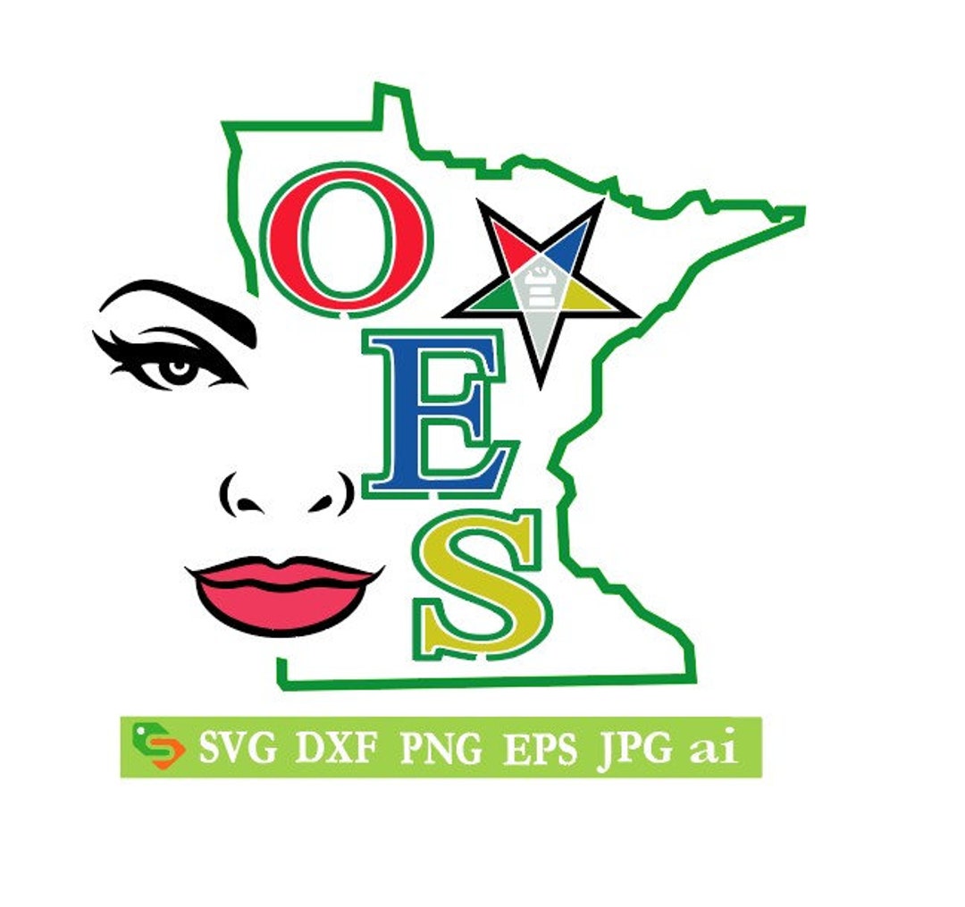 OES Lady Minnesota Cut File, Silhouette,cricut, Jpeg, Svg,dfx, Eps, Png ...