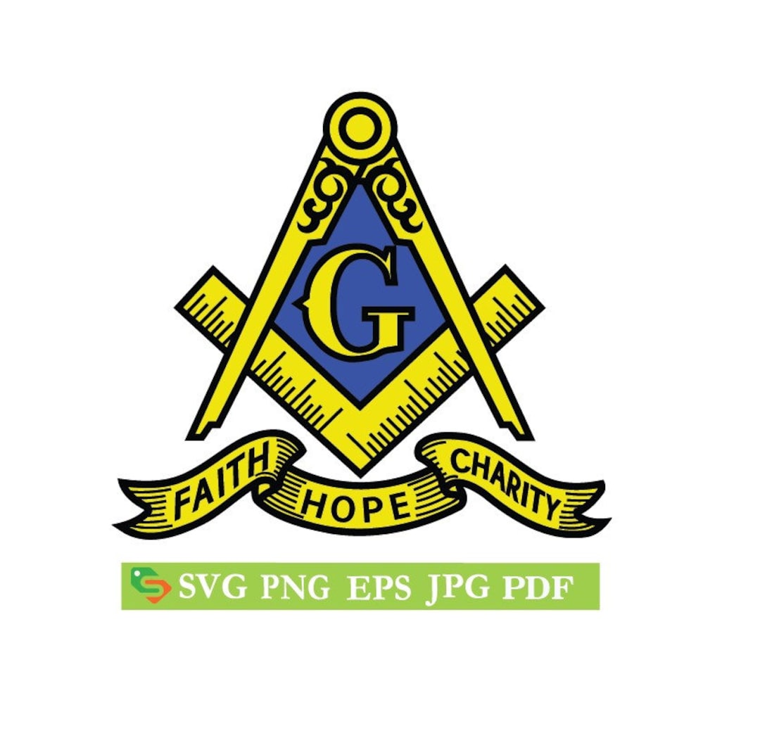 Freemason FAITH HOPE CHARITY Cut File, Silhouette,cricut, Jpeg, Svg,dfx ...