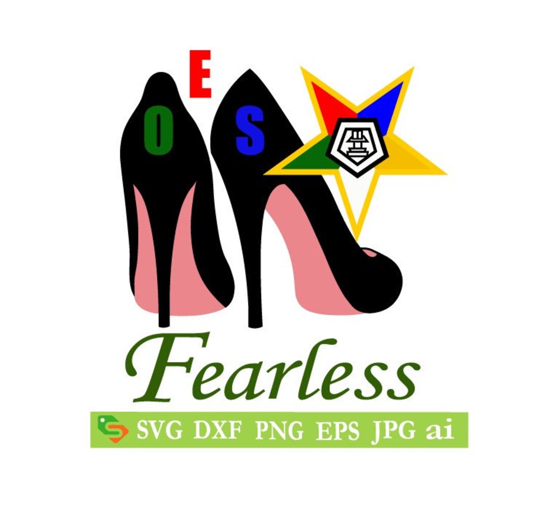 OES Fearless,order of the Eastern Star, Cut File, Silhouette Cricut ...
