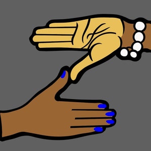 Zeta Z Hand Sign Cut File, Silhouette,cricut, Jpeg, Svg,dfx, Eps, Png ...