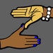 Zeta Z Hand Sign Cut File, Silhouette,cricut, Jpeg, Svg,dfx, Eps, Png ...