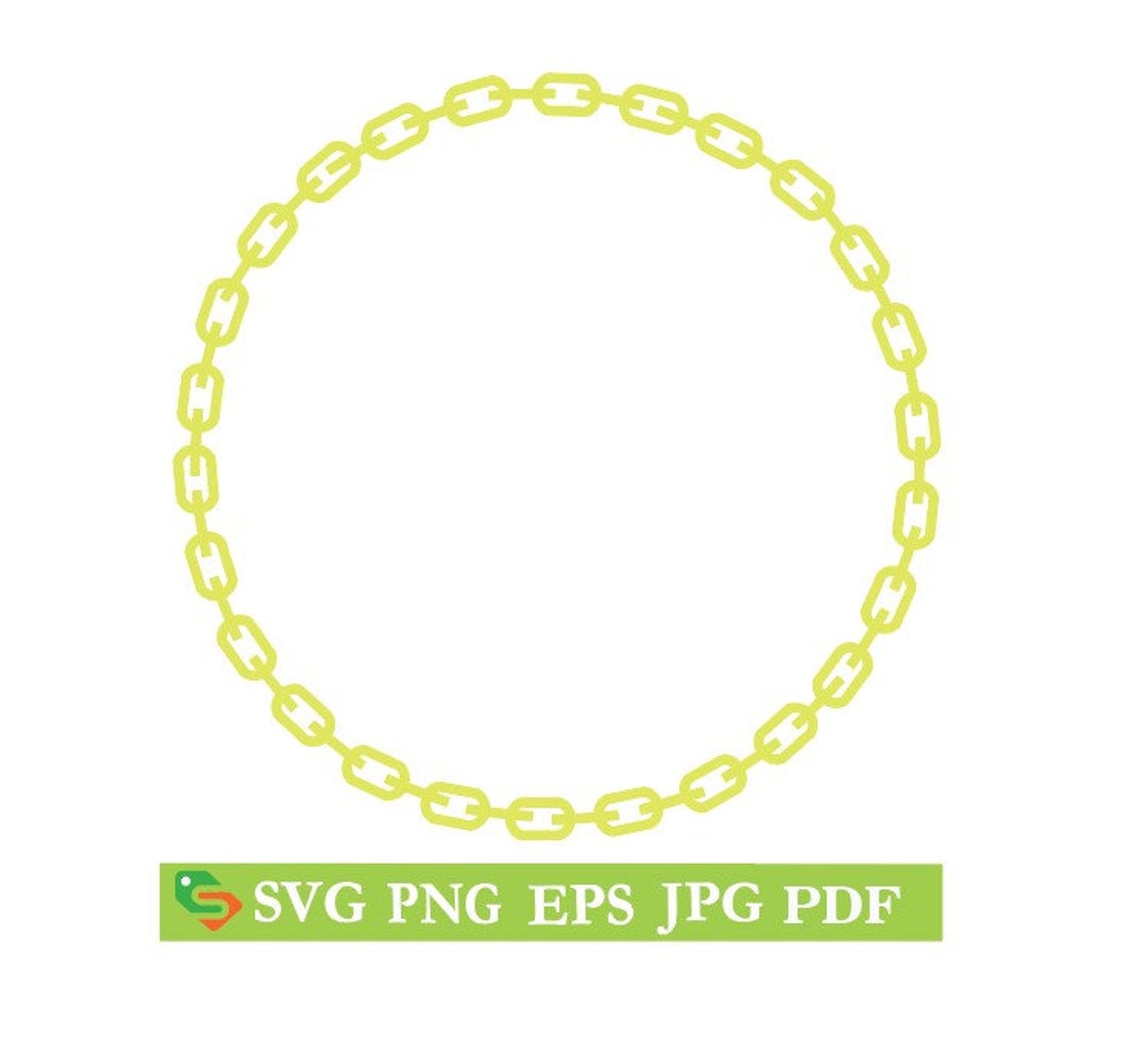 Chain Circle Frame ,metal Chain Svg. Metal Chain Circle Frame Svg ...