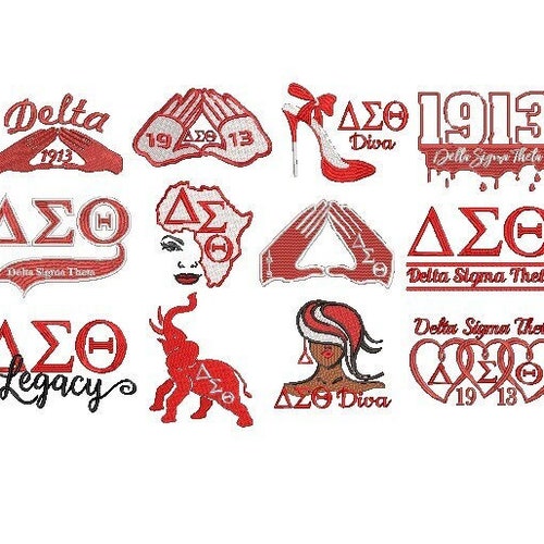 Delta Sigma Theta Sublimation Designs Downloads-delta Sigma - Etsy