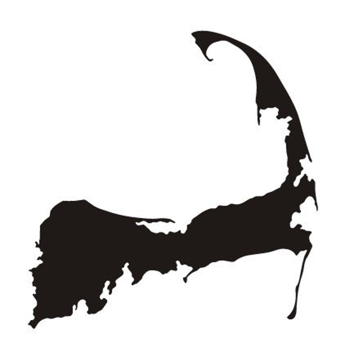 Cape Cod Karte geschnitten Datei Silhouette Cricut Jpeg | Etsy