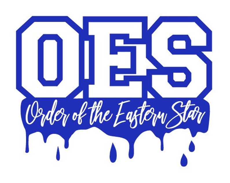 OES Order of the Eastern Star, Cut File, Jpeg,svg,dfx, Eps, Png, Clip ...