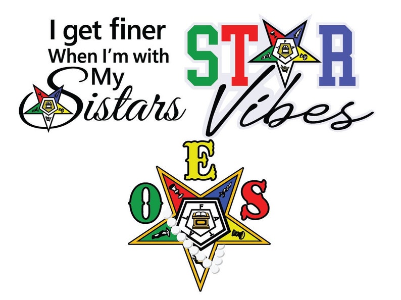 OES Eastern Star SVG Design Bundle: Cut Files, Clipart (digital ...