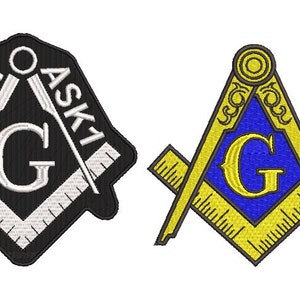 Freemason Machine Embroidery Design Pack - Etsy